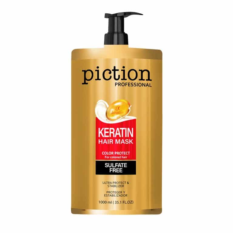 پیکشن ماسک مو بدون سولفات مدل کراتین حجم1000میلpiction - شاپ سایه